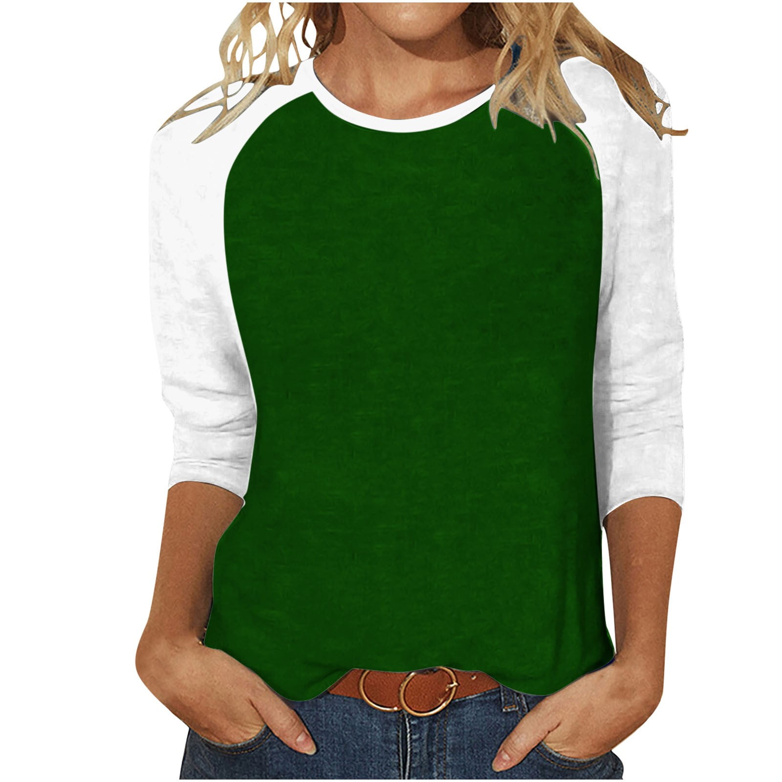 Click here for Cqonept Clearance Womens Raglan Sleeve Baseball T-... prices