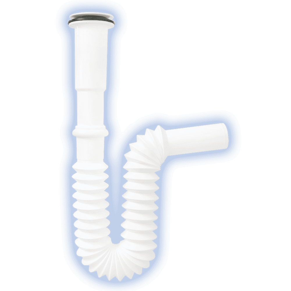 Céspol Práctico Fleximatic flexible tipo P extensión 55 cm para lavabo ...