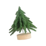 Artificial Christmas Tree Tabletop Miniature Flocked Christmas Tree for ...
