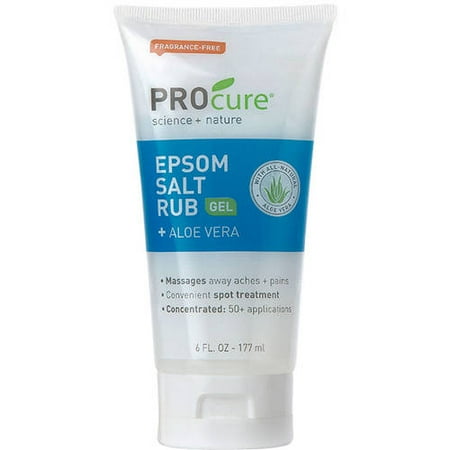 Pro Cure Epsom Salt Rub Gel, 6 fl oz - Walmart.com