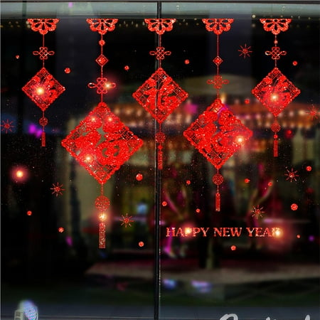 Spring Festival Window Sticker Chinese Knot decoration window Stickers ...