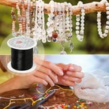 Elastic Stretch Jewelery Bracelet Making String Beading Cord Roll Black ...