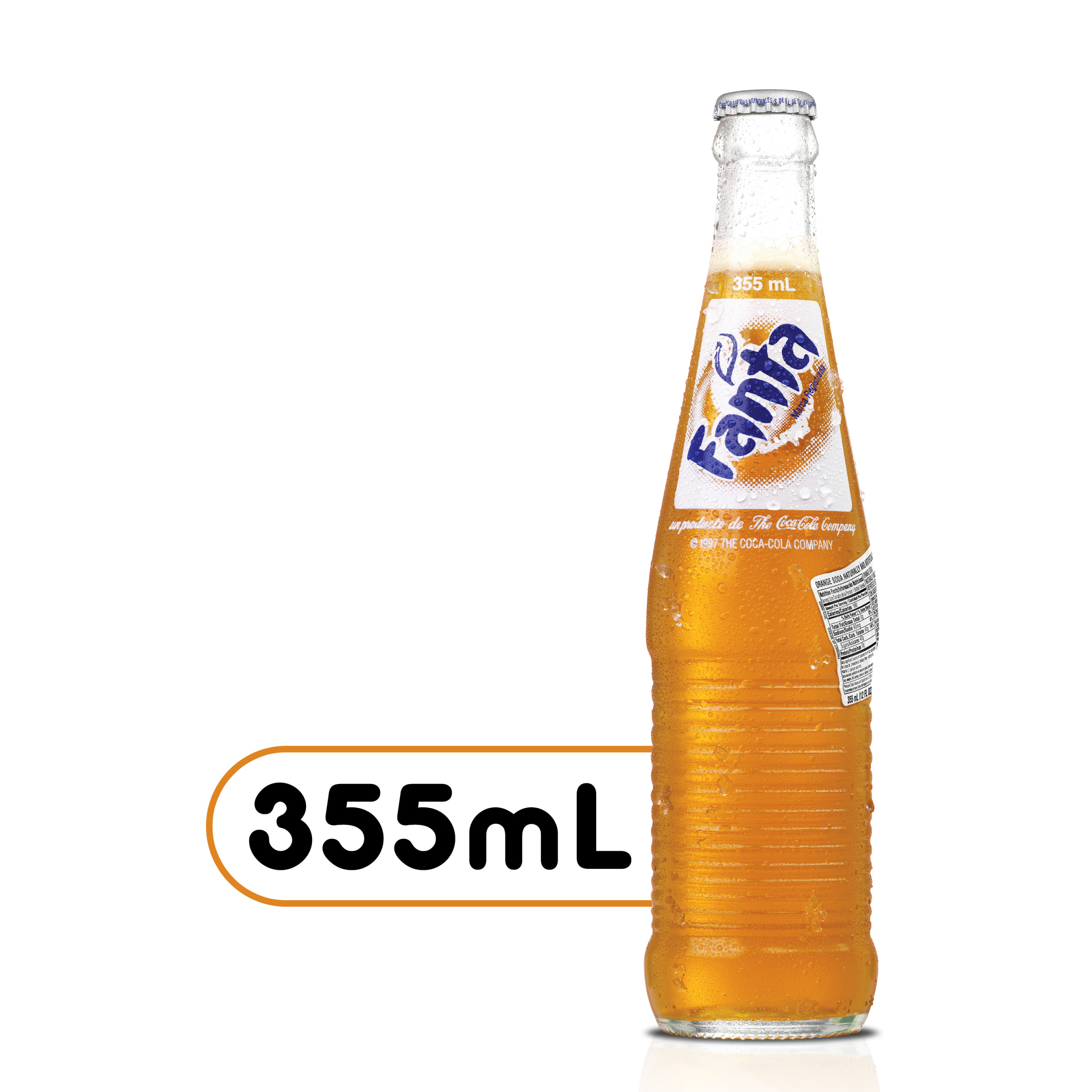Fanta Orange Mexico Soda Fruit Flavored Soft Drink 355 Ml