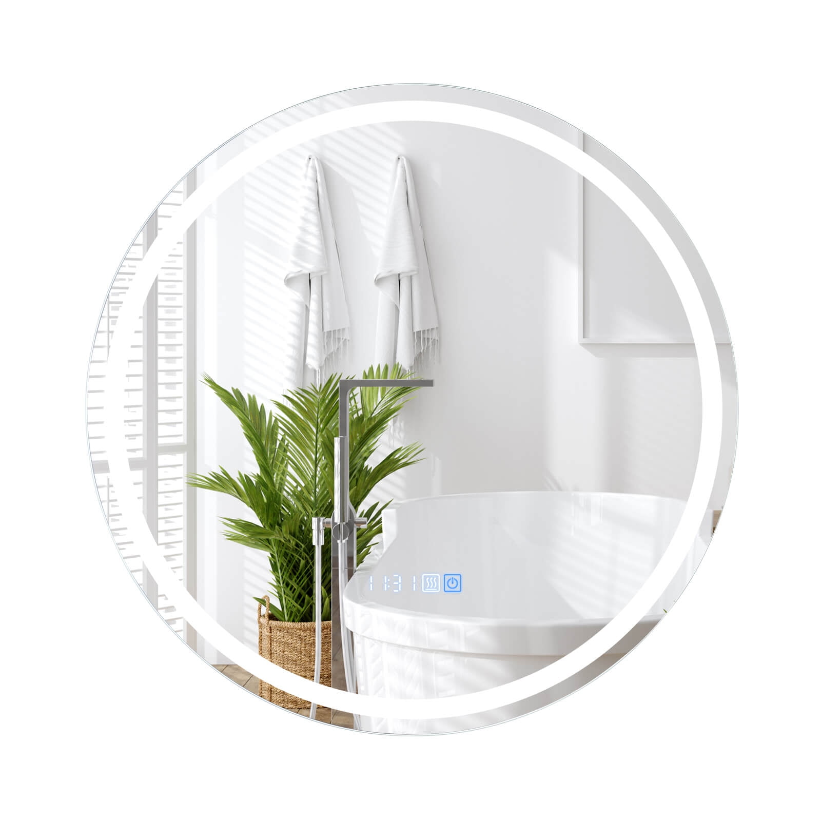 Click here for Costway 24X24 Led Bathroom Mirror With 3-Color Dim... prices