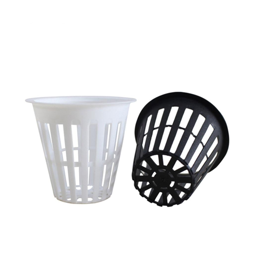 Buy 5 Pieces Heavy Net Cups Aeroponic Plant Cloning Grow Kit Black ...