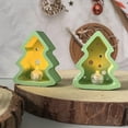 4-Cavity Christmas Tree Silicone Mold for Tealight Holders, Epoxy Resin ...