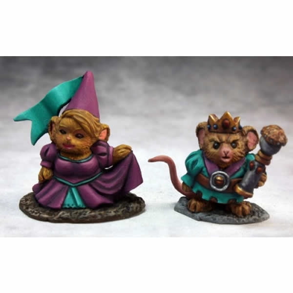 Mousling King and Princess Miniature 25mm Heroic Scale Dark Heaven ...