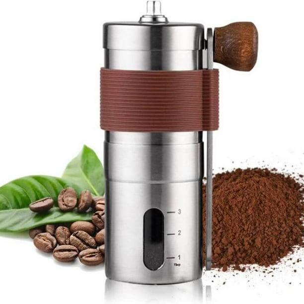 Portable Manual Coffee Grinder Set Higher Hardness Conical Ceramic ...