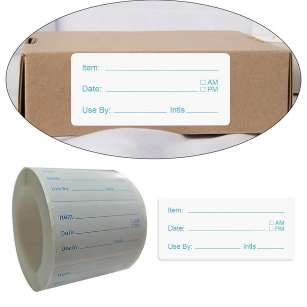 Dissolvable Food Storage Labels easy to clean Leaves No Residue Case ...