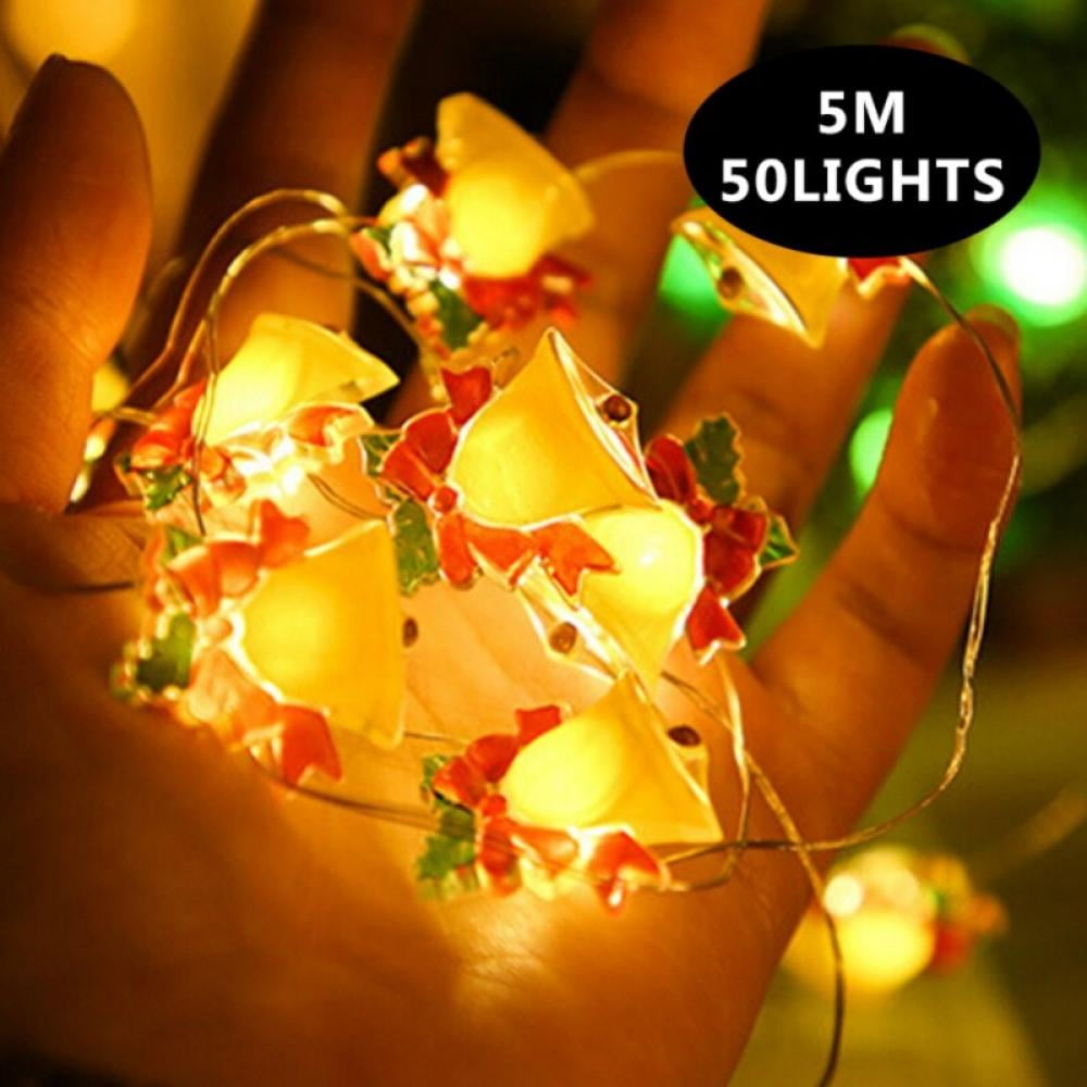 JANDEL Christmas Snowman String Lights, 50 LEDs 16.4ft Waterproof Light ...