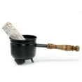 Soul Sticks Flower of Life Metal Smudge Sage and Incense Burner Pot ...