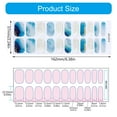 22Pcs Gel Nails Stickers Without UV Lamp Required Full Covers sNails ...