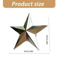 Elegant Five Pointed Star Lapel Pin Star Shaped Badge for Costume ...