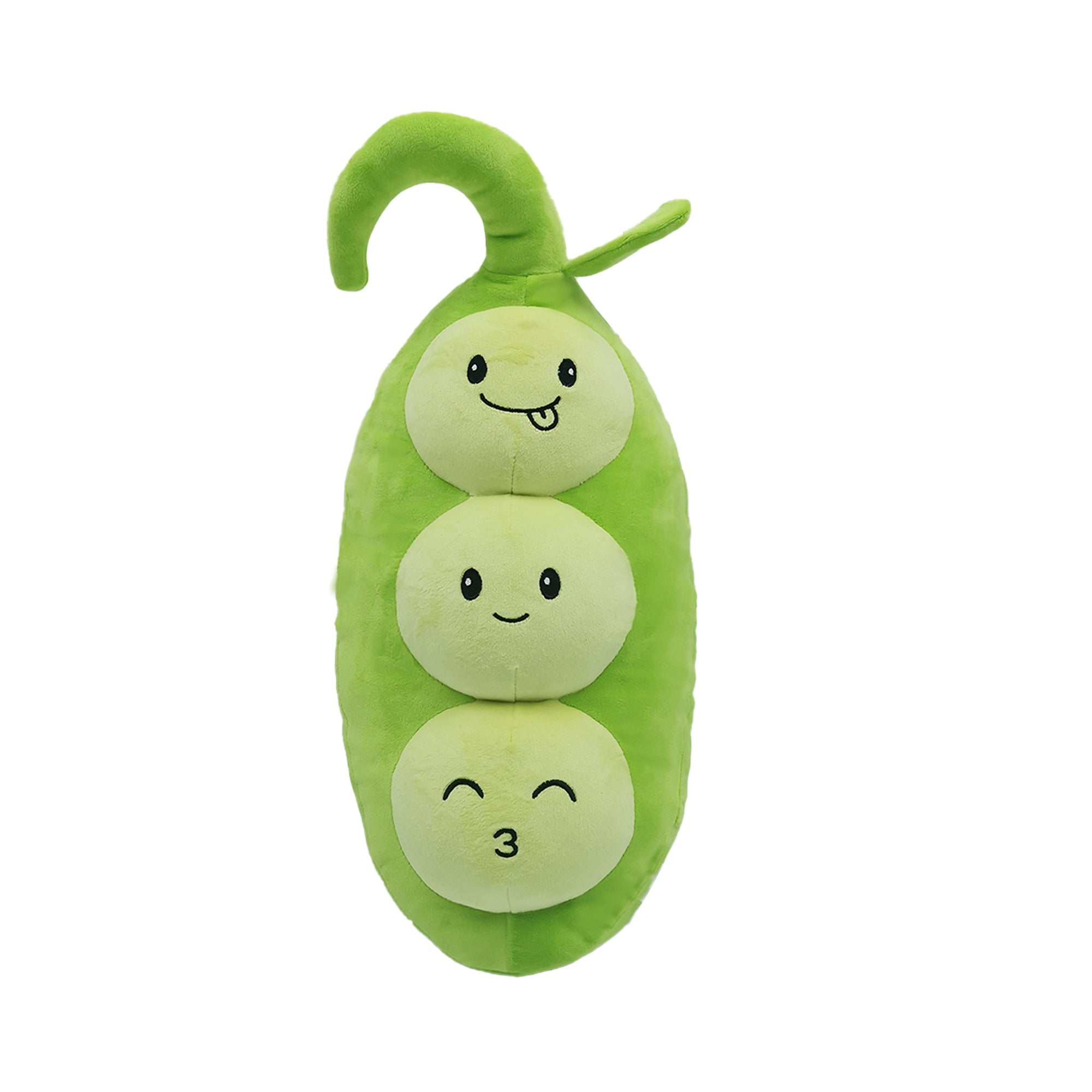 15" Yum Yum Smoochy Pals Peas Plush Pillow - Walmart.com