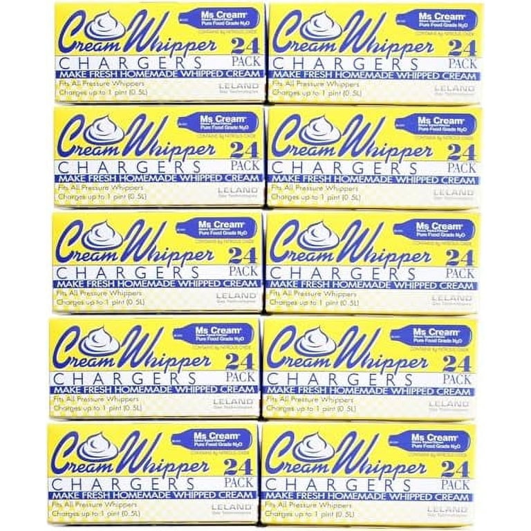 N20 Whipped Cream Chargers Leland N2O Whipped Cream Chargers - Pack Of ...