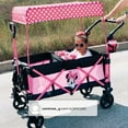 Disney Minnie Mouse Double Toddler Stroller Wagon with Canopy and ...