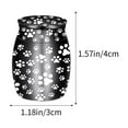 Wdhugt Engraved Dog Paw Metal Pet Urn Memorial Funeral Small Animals ...