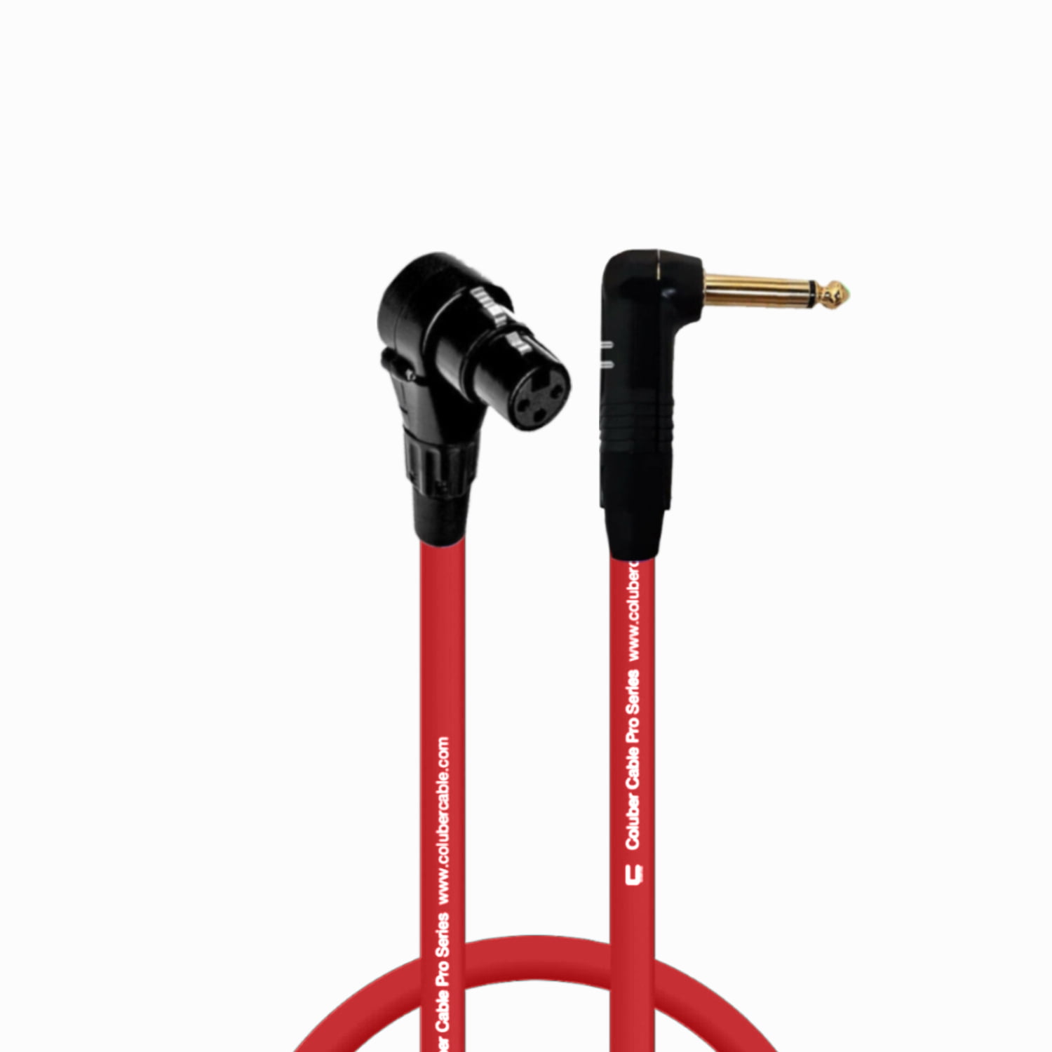Coluber Cable Right Angle XLR Female to Right Angle 1/4" TS 3-Pin ...