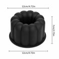 Bloom Ring Bubble Mousse Silicone Mold, Round Geometric Cake Pan for ...