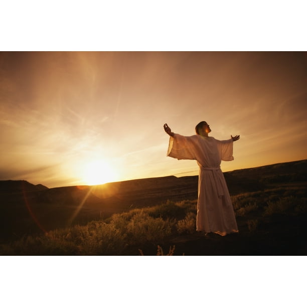 Jesus With Arms Outstretched Poster Print by Kelly Redinger / Design ...