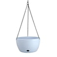 20cm Large Diameter Hanging Basket with Chain, Plastic Planter Pot for ...