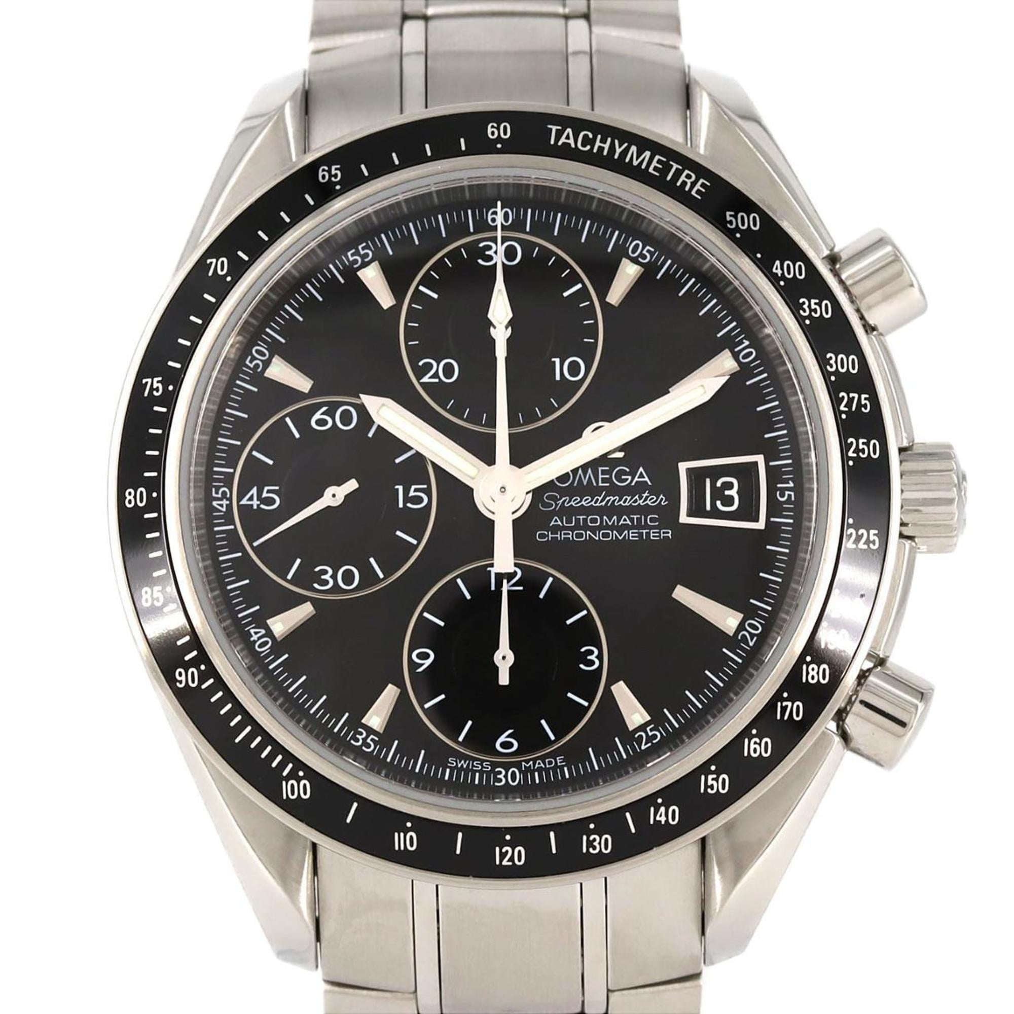 Pre-Owned Omega Speedmaster Date 3210.50 Stainless Steel Automatic ...