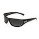 Bolle Python Sunglasses, Shiny, Black/Polarized, TNS 11328 - Walmart.com
