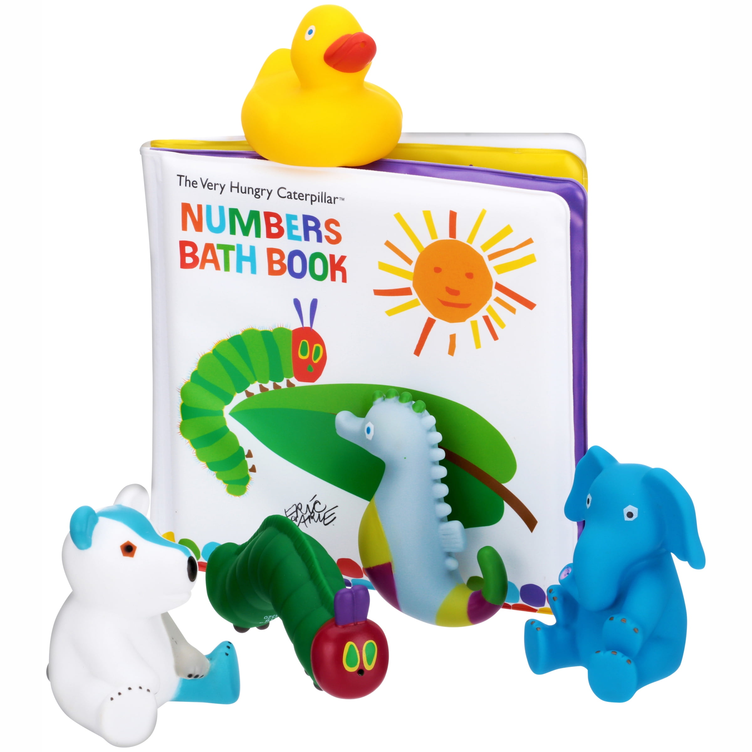 The World Of Eric Carle Bath Book And 5 Squirty T Set Pack Walmart