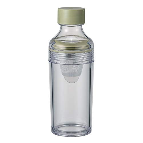 HARIO Filter-in-bottle portable Smoky green Practical capacity 160 ml ...