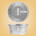 3.5'' Inch Round Ramekins Muffin Cups Tin Foil Cupcake Pans Disposable ...