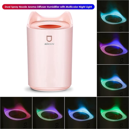 DC5 V 4 W Dual Spray Nozzle Aroma Diffuser Humidifier with Multicolor ...