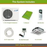 Tri 3 Zone 12000 12000 12000 Multi Zone Mini Split Ductless Air ...