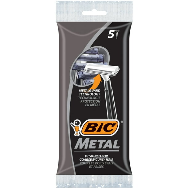 BIC Metal Disposable Razor, 5-Count - Walmart.com