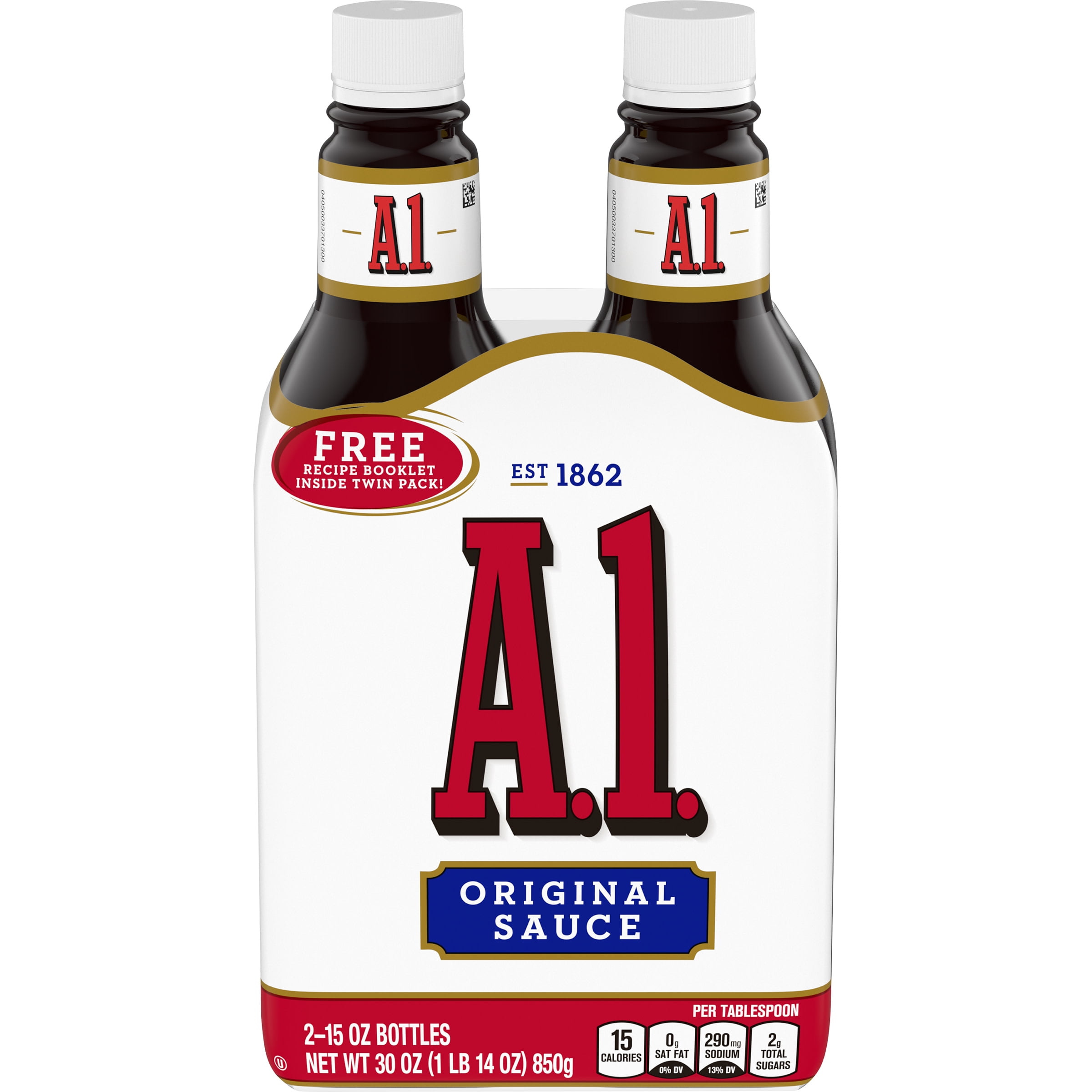 A.1. Original Sauce, 2 ct Pack, 15 oz Bottles - Walmart.com - Walmart.com