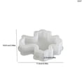 2pcs cross aromatherapy resin plaster mold diy glue storage box candle ...