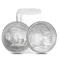 Elemetal Mint Tube of 20, 1 oz Silver Rounds, .999 Fine Silver ...