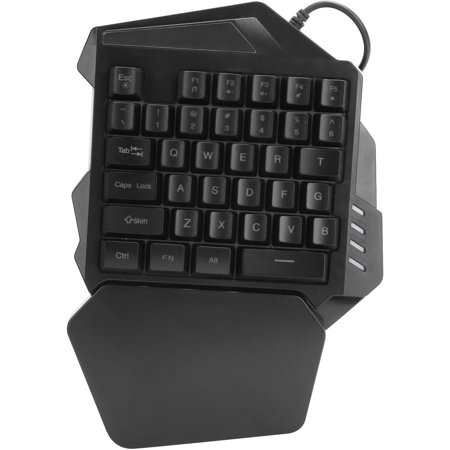 Gaming Keyboard,35 Keys Wired Ergonomic Onehanded Mechanical Keyboard ...