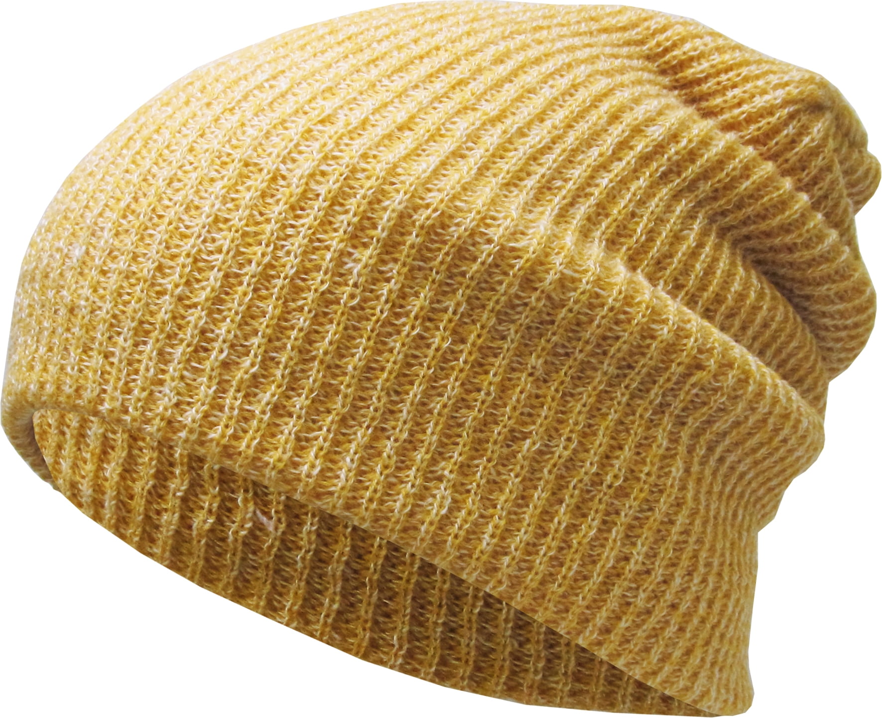 Heather Slouch Beanie Snug Baggy Fit Skull Cap Winter Hat Ski - Walmart.com