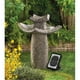 Zingz & Thingz 57070059 Solar Asian Temple Pagoda Zen bird bath Outdoor ...