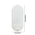BAOPAI Smart LED Motion Sensor Wall Light with Voice Control 4-8m ...