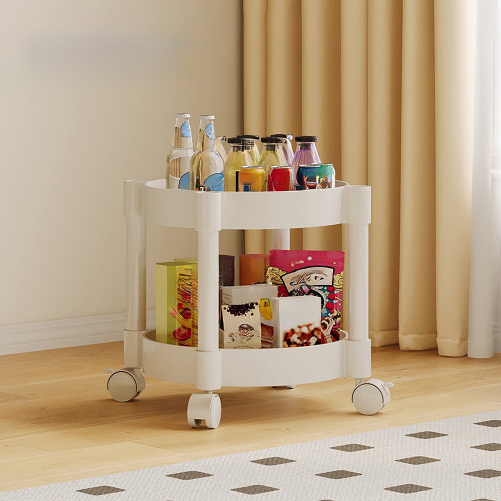 Mini Table Easy Small Apartment Bedside Table Small Table | Walmart en ...