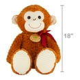 Jumbo Brown Eco Monkey Child's Plush Toy, 25 in, by Holiday Time ...