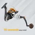 Power Handle for Shimano Reels - Aluminum, Black Gold-CNC Version ...