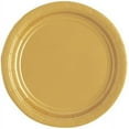 Way to Celebrate! Gold Paper Dinner Plates, 9in, 20ct - Walmart.com