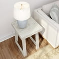 Plank+Beam Classic Square Side Table, Slim Side Table for Living Room ...
