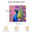 Blue Peacock Print On Canvas, Canvas Wall Art, Wall Decor For Bedroom ...