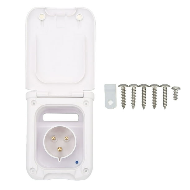 RV Inlet,Power Inlet Receptacle Waterproof Power Inlet Receptacle Power ...