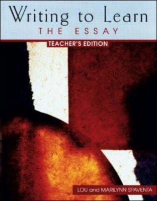 Pre-Owned Teacher's Edition, Writing to Learn: The Essay (Paperback ...