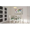 Tiptophomedecor Stretched Canvas World Map Art - The World Map ...
