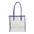 Eastsport Clear All-Purpose Security Tote, Purple - Walmart.com